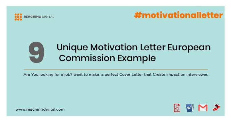 Unique Motivation Letter European Commission: 9 Example – Reaching Digital Unique Motivation Letter European Commission: 9 Example – Reaching Digital
