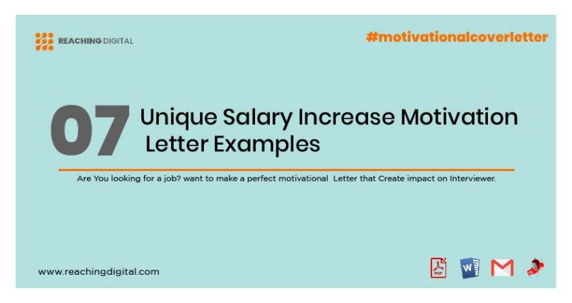 Unique Salary Increase Motivation Letter:7 Examples Unique Salary Increase Motivation Letter:7 Examples