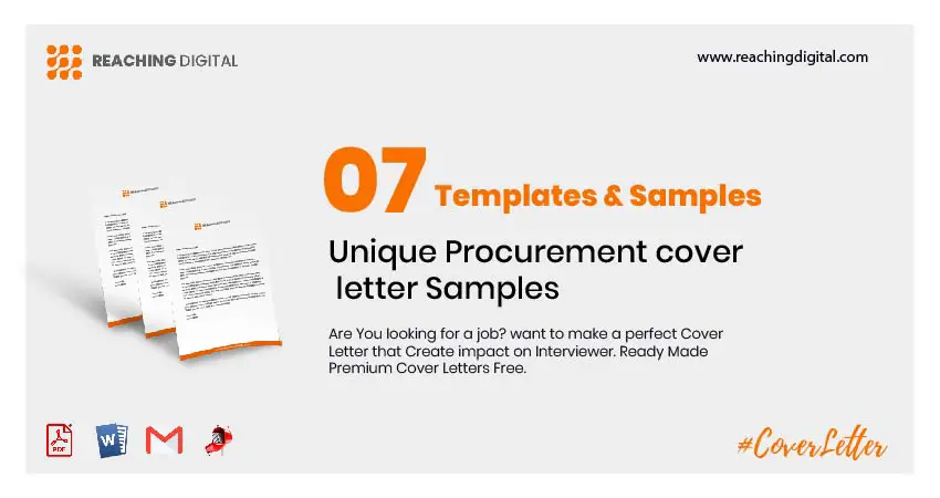 07 Unique Procurement Cover Letter Samples Reaching Digital