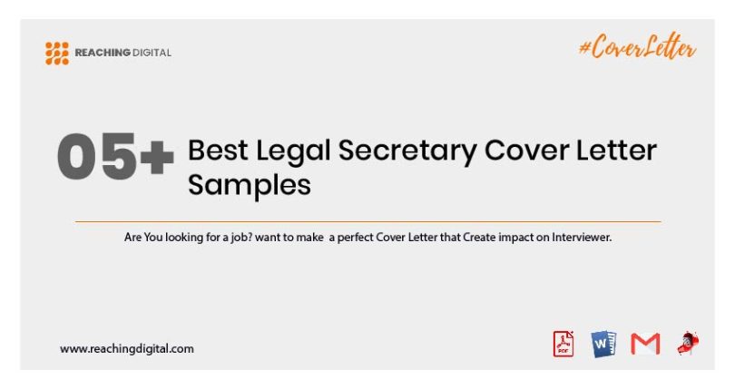 05 Best Legal Secretary Cover Letter Samples Reaching Digital